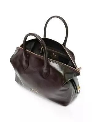 MARC ELLIS Softy Leather Tote Bag - Brown