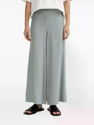 Marc O'polo Elasticated-waistband Palazzo Pants - Blue