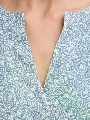 Marc O'polo Butterfly-print Sleeveless Mini Dress