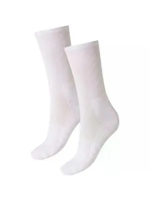 Wolford Ribbed-knit Terry Socks - White