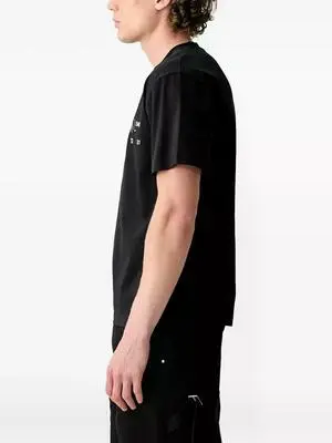 HELIOT EMIL Fulgens Logo-print Short-sleeve T-shirt - Black
