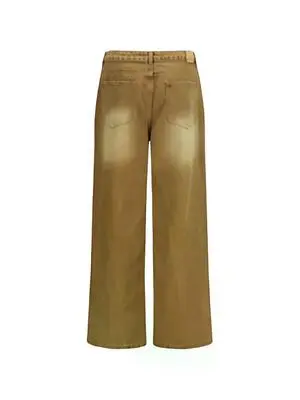 FOUND Wide-leg Pleated Jeans