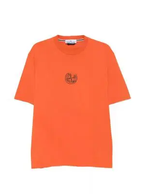 Stone Island 2100001 Organic Cotton Jersey T-shirt - Orange
