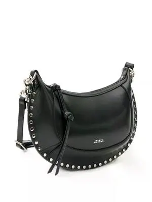 Isabel Marant Étoile Oskan Moon Studded Leather Shoulder Bag