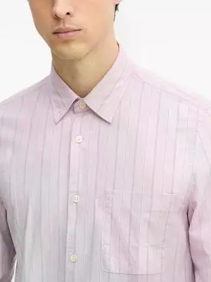 Marc O'polo Vertical-stripe Chest-pocket Shirt