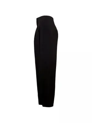 Veronica Beard Kenneth Pleated High-waisted Pants - Black