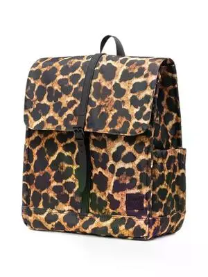 Herschel Supply Co. City Leopard-print Buckle-fastening Backpack