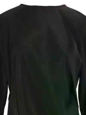 Emporio Armani Long-sleeve Gathered Maxi Dress