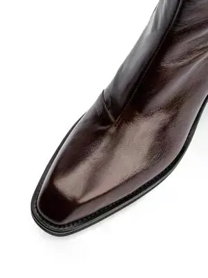 POEVE Square-toe Ankle Boots