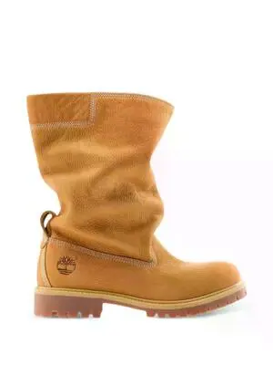 Timberland X Telfar Slouchy Nubuck Boots - Neutrals