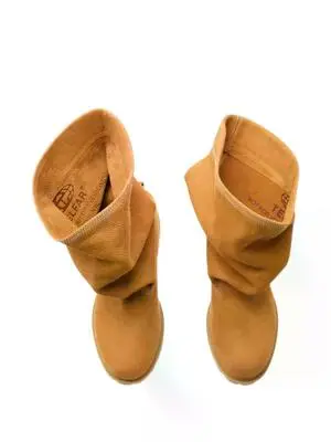 Timberland X Telfar Slouchy Nubuck Boots - Neutrals