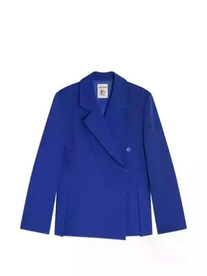 SEMICOUTURE Jorie Double-breasted Pleated-detail Jacket