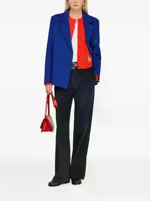 SEMICOUTURE Jorie Double-breasted Pleated-detail Jacket
