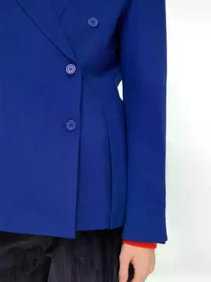 SEMICOUTURE Jorie Double-breasted Pleated-detail Jacket