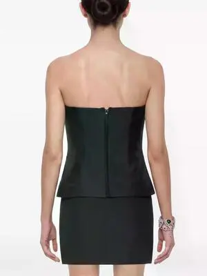 Roland Mouret Pleated Strapless Top