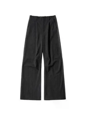 MAISON MARGIELA Pinstripe Trousers - Grey