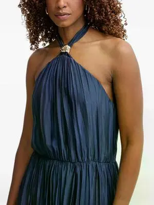 HAVEONE Embellished Halterneck Dress