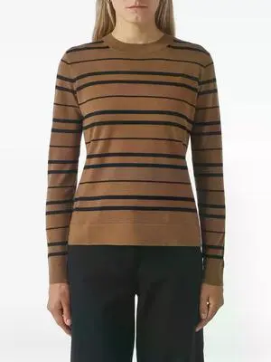 Max Mara Striped Crew-neck Sweater