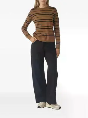 Max Mara Striped Crew-neck Sweater