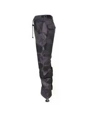 JIYONGKIM Sun-bleached Drawstring-waist Trousers