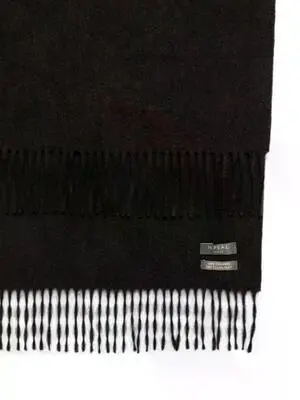 N.peal Woven Fringed Scarf