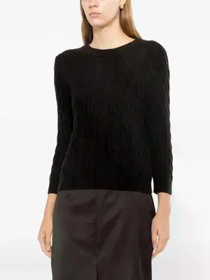 N.peal Emilia Cable-knit Top