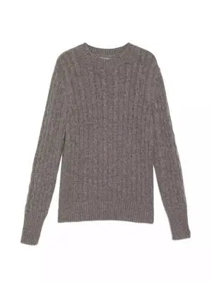 N.peal Adelyn Cable-knit Top - Grey