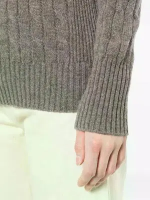 N.peal Adelyn Cable-knit Top
