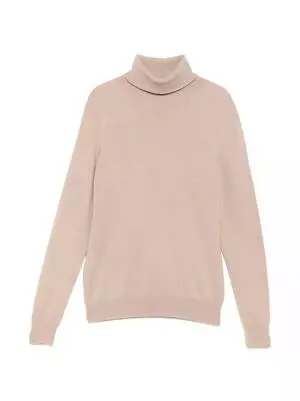 N.peal Luna Roll-neck Top - Neutrals