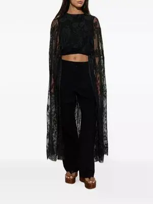 Zimmermann Asymmetric Floral-lace Top