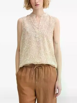 Marc O'polo Sleeveless Cotton Top - Neutrals