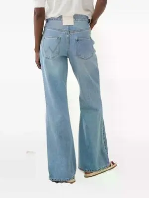 ELEH Belted Wide-leg Jeans