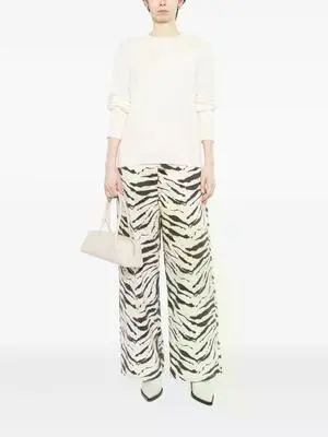 N.peal Crew-neck Organic Cashmere Top