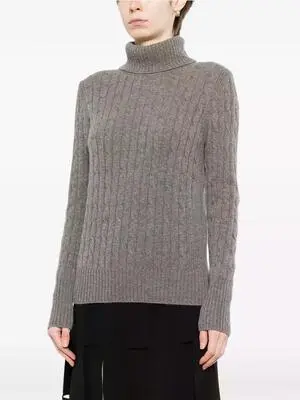 N.peal Adelyn Cable-knit Top