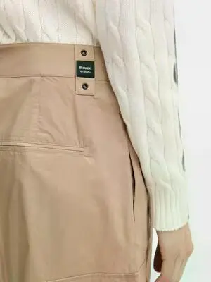 BLAUER. Caryll Pleated Cargo Palazzo Pants