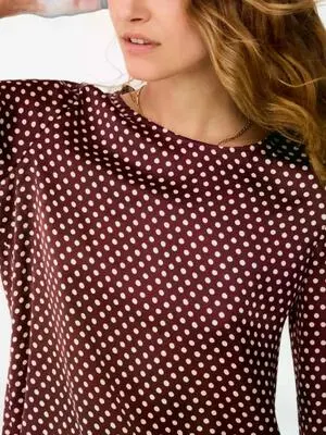 PENNYBLACK Polka-dot Three-quarter-sleeve Blouse