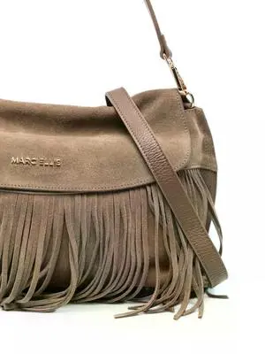 MARC ELLIS Fringed Suede Shoulder Bag