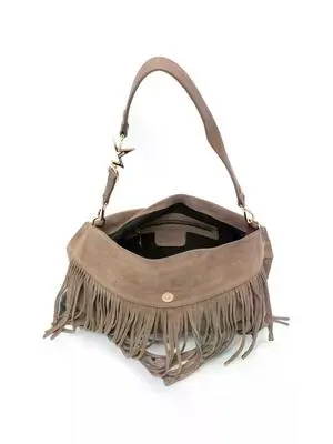 MARC ELLIS Fringed Suede Shoulder Bag