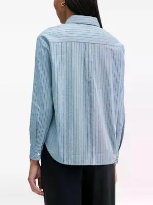 Marc O'polo Chest-pocket Striped Shirt - Blue