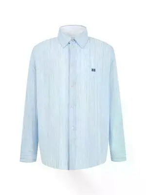 WALES BONNER Atlantic Striped Shirt - Blue