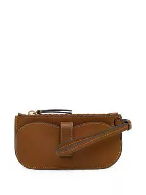 Marc O'polo Logo-patch Leather Glasses Case - Brown