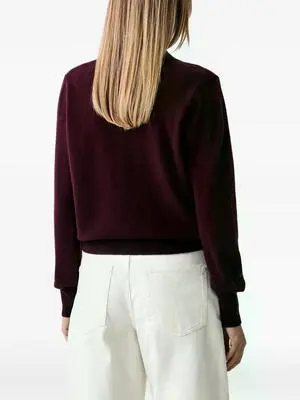 VICOLO Button-up Polo-collar Cardigan