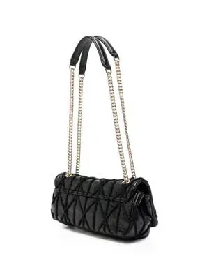ERMANNO FIRENZE Crinkled-effect Lace-up Shoulder Bag