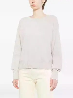 N.peal Cropped Boat-neck Top
