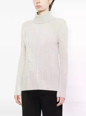N.peal Adelyn Cable-knit Top