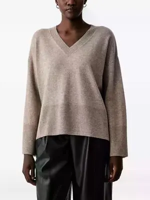 VICOLO V-neck Drop-shoulder Sweater