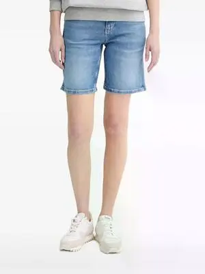 Marc O'polo Faded-effect Five-pocket Shorts - Blue