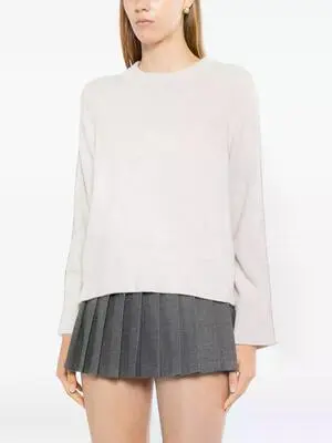 N.peal Metal-trim Round-neck Sweater