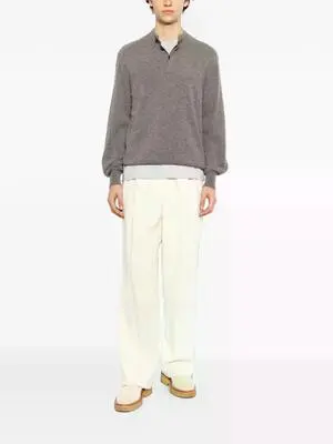 N.peal Half-button Cashmere Jumper