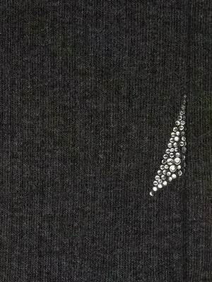 GOLDEN GOOSE Socks Low Rib/back Crystal Star - Grey